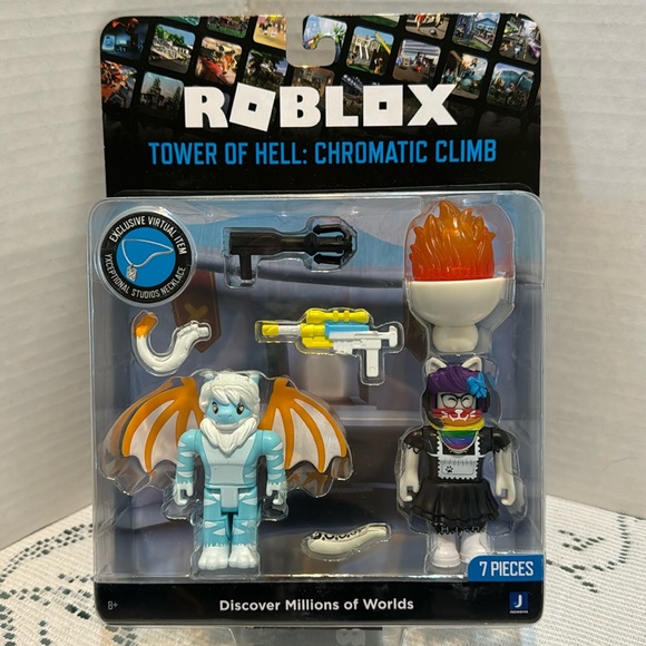 roblox | Toys | Roblox Tower Of Hell Chromatic Climb Mascot Uwu Figures ...